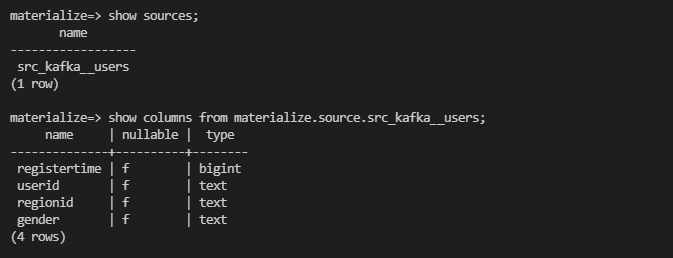 How to setup dbt for Materialize database with streaming data from Kafka