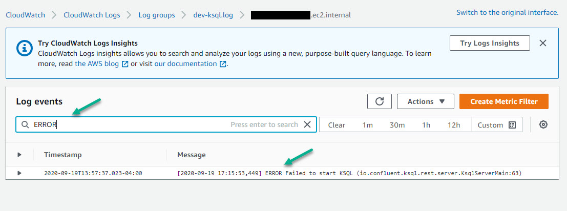 Stream Logs From Ec2 To Cloudwatch